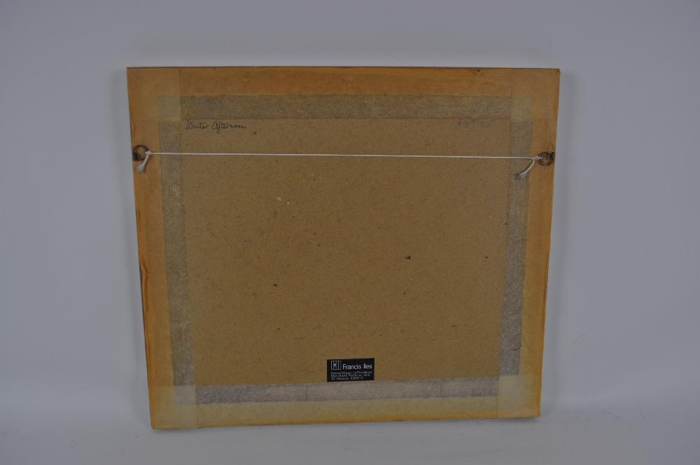 Elizabeth Fishman - Winter Afternoon, watercolour, inscribed verso with ...