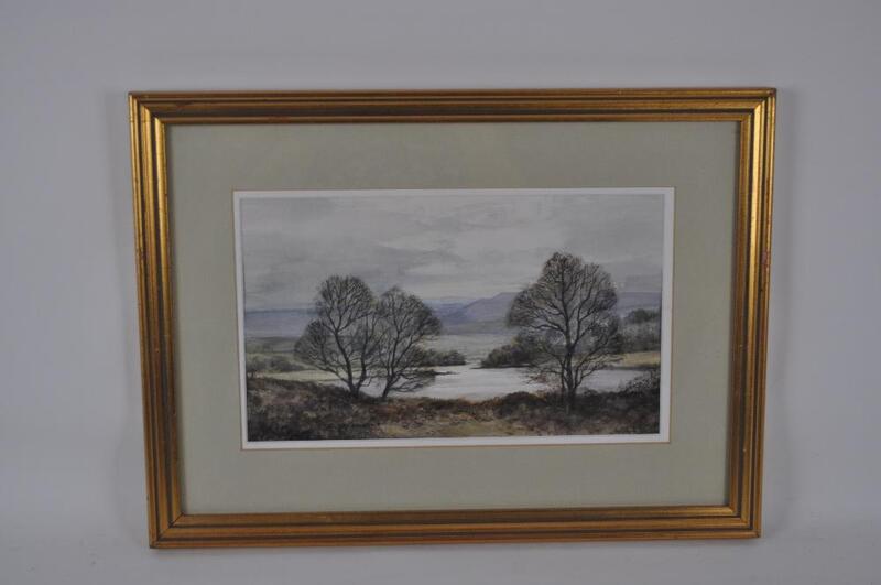 Robert Luckhurst - The Rhinns Of Kells From Loch Ken, watercolour ...