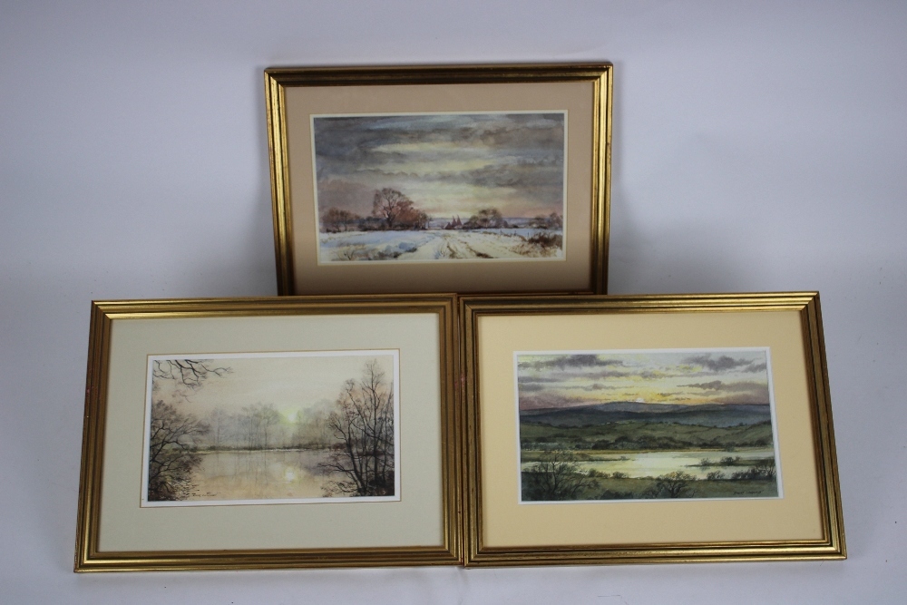 Robert Luckhurst - A group of three watercolours , one inscribed ...