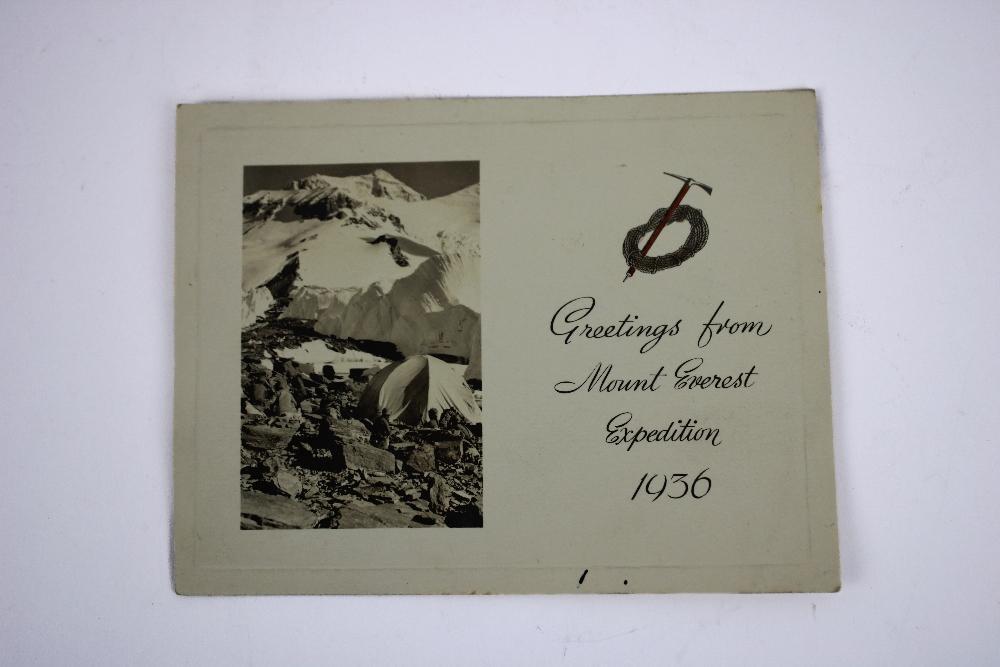 Mount Everest Expedition Letter - A hand written letter from Dr G.N ...