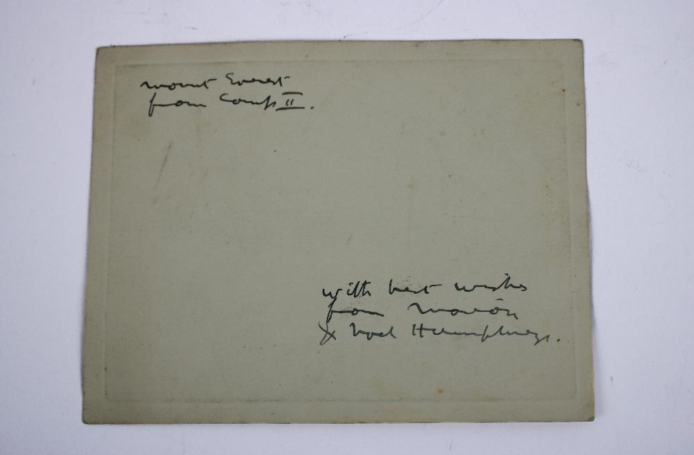 Mount Everest Expedition Letter - A hand written letter from Dr G.N ...