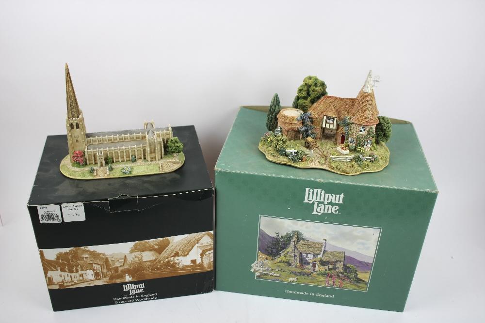 LILLIPUT LANE MODELS - Two Limited Edition Lilliput Lane models ...
