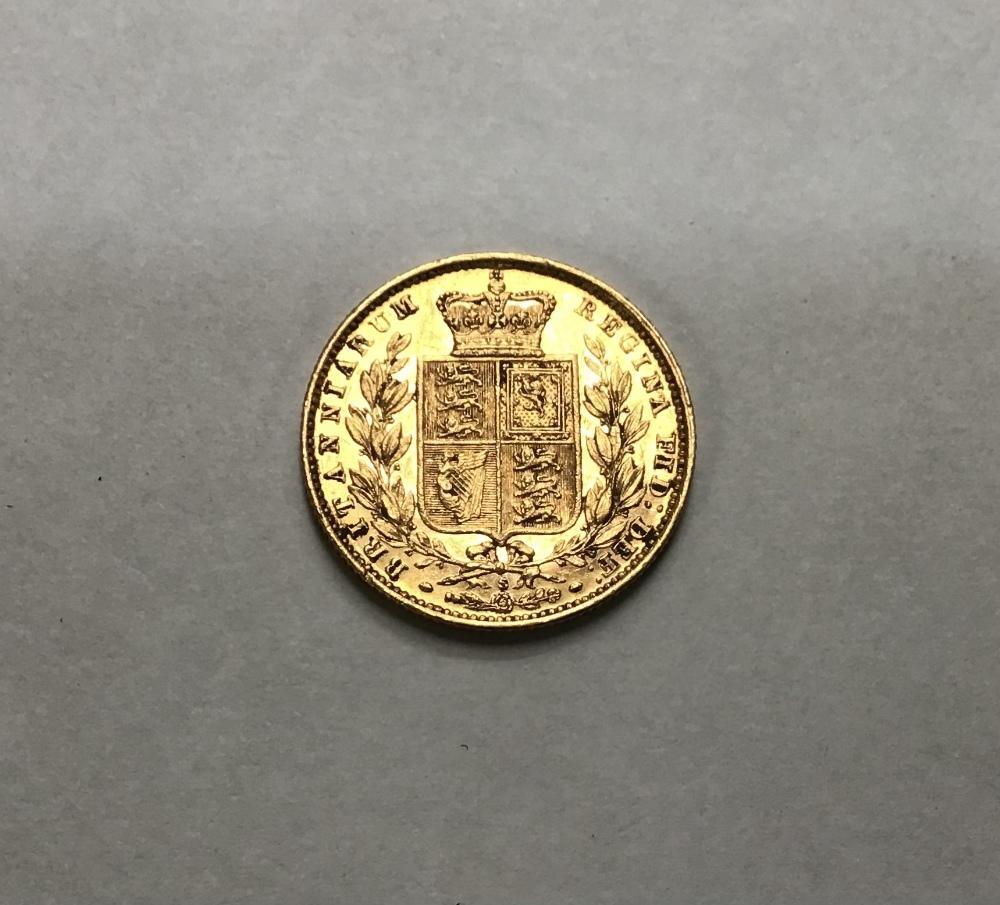 Victorian 1879s Shield Back Sovereign. Australian Sydney Mint.