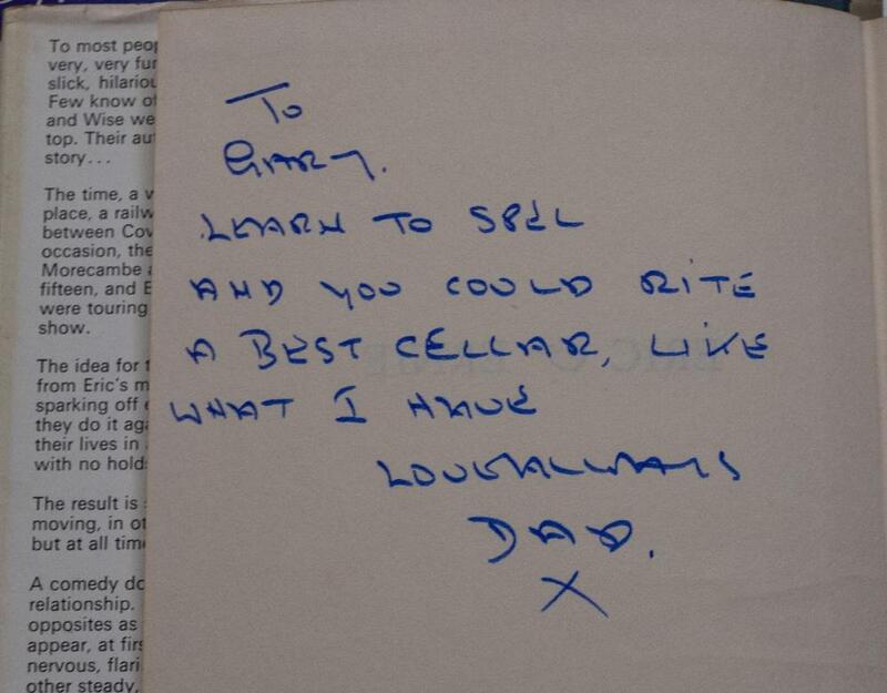 A collection of Eric Morecambe's books, including The Autobiography of ...