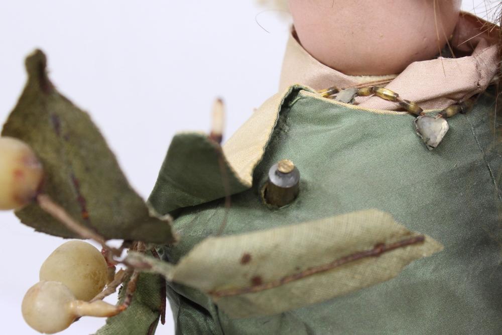 Automaton: An early 20th century, bisque head automaton doll, fixed ...