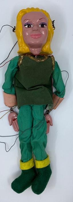 Pelham: A pair of unboxed Pelham Puppets, Fireball XL5, Steve and Venus ...