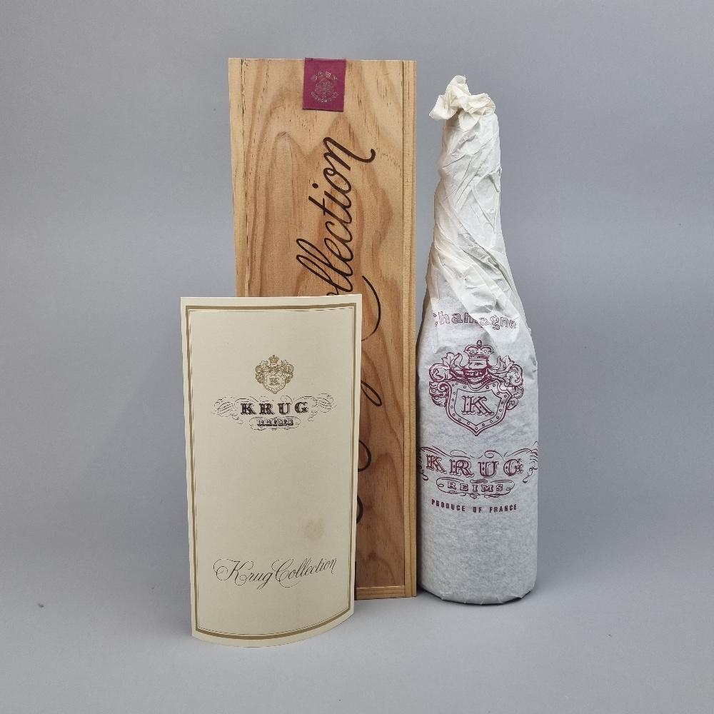Krug Collection 1961 in OWC. Bottle Number 875 including all papers and ...