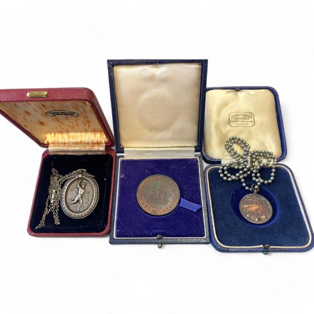 A collection of medals and commemorative medallions, to include a Board ...