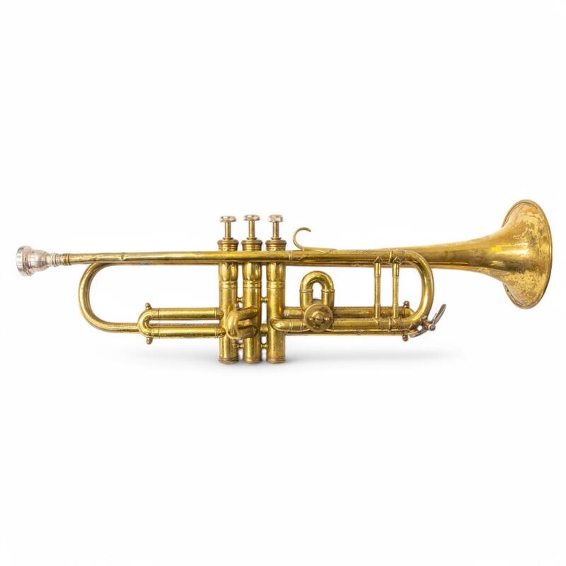 A mid 20th Century Besson & Co cased brass trumpet.