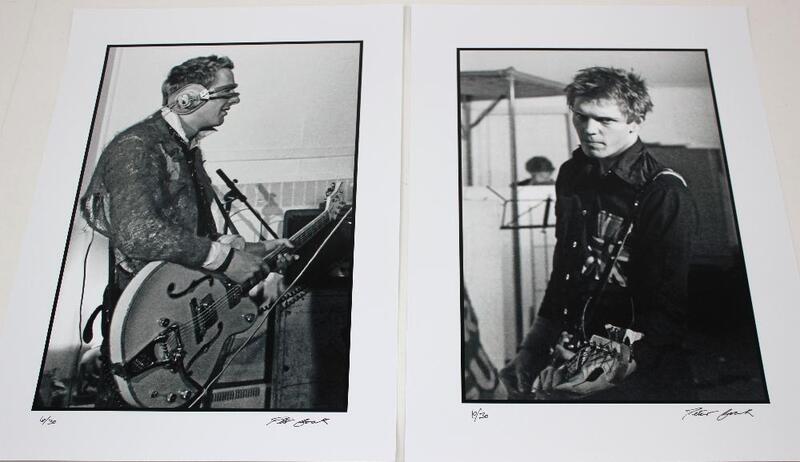 THE CLASH - Paul Simomon and Joe Strummer. 2 x Original Peter Cook ...