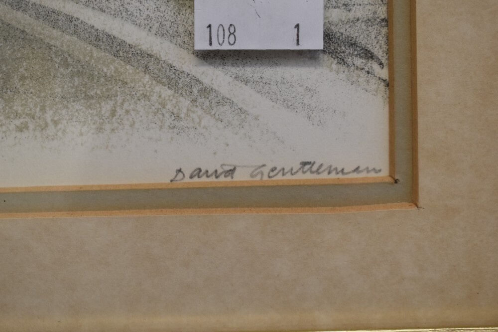 A limited edition 43/120 David Gentleman signed picture of Covent ...