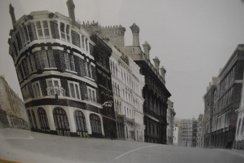 A limited edition 41/120 hand signed David Gentleman picture of ...