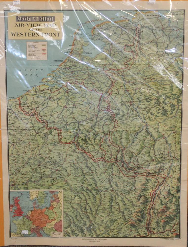 Daily Mail map of the Western Front