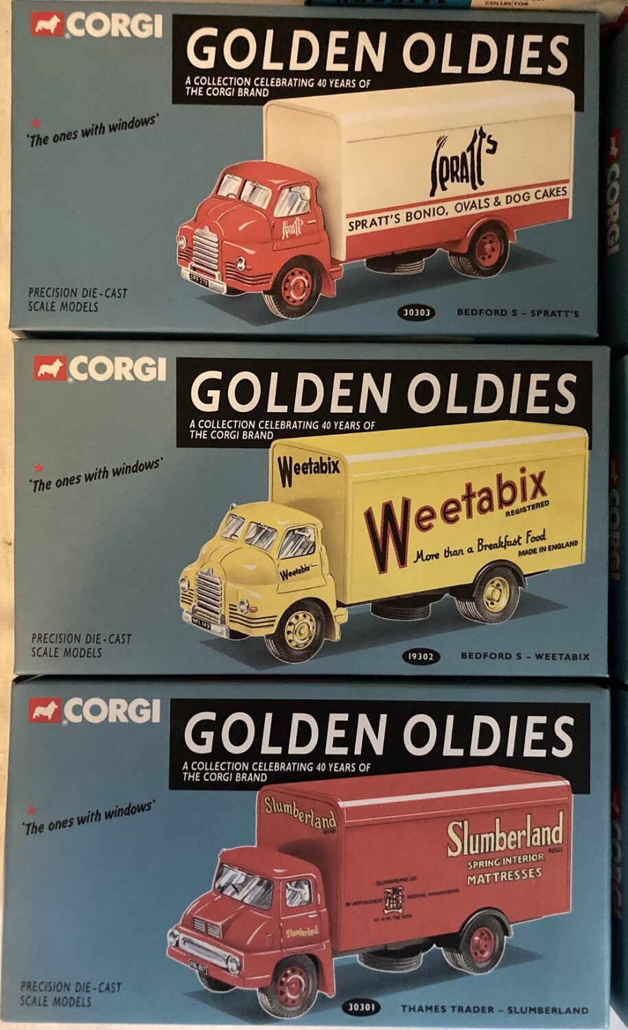 Corgi: A collection of seven boxed Corgi diecast commercial vehicles ...