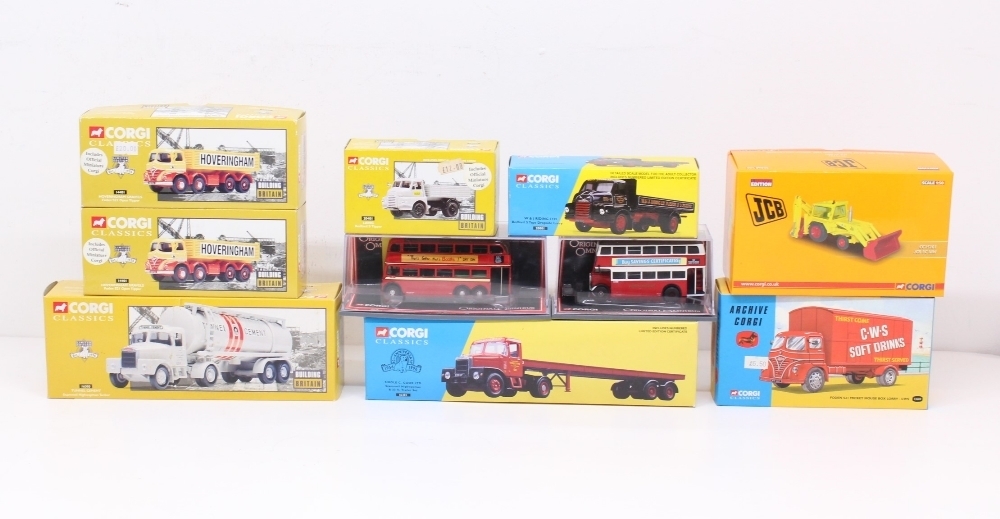 Corgi: A collection of ten assorted Corgi vehicles to include: 14401 (2 ...
