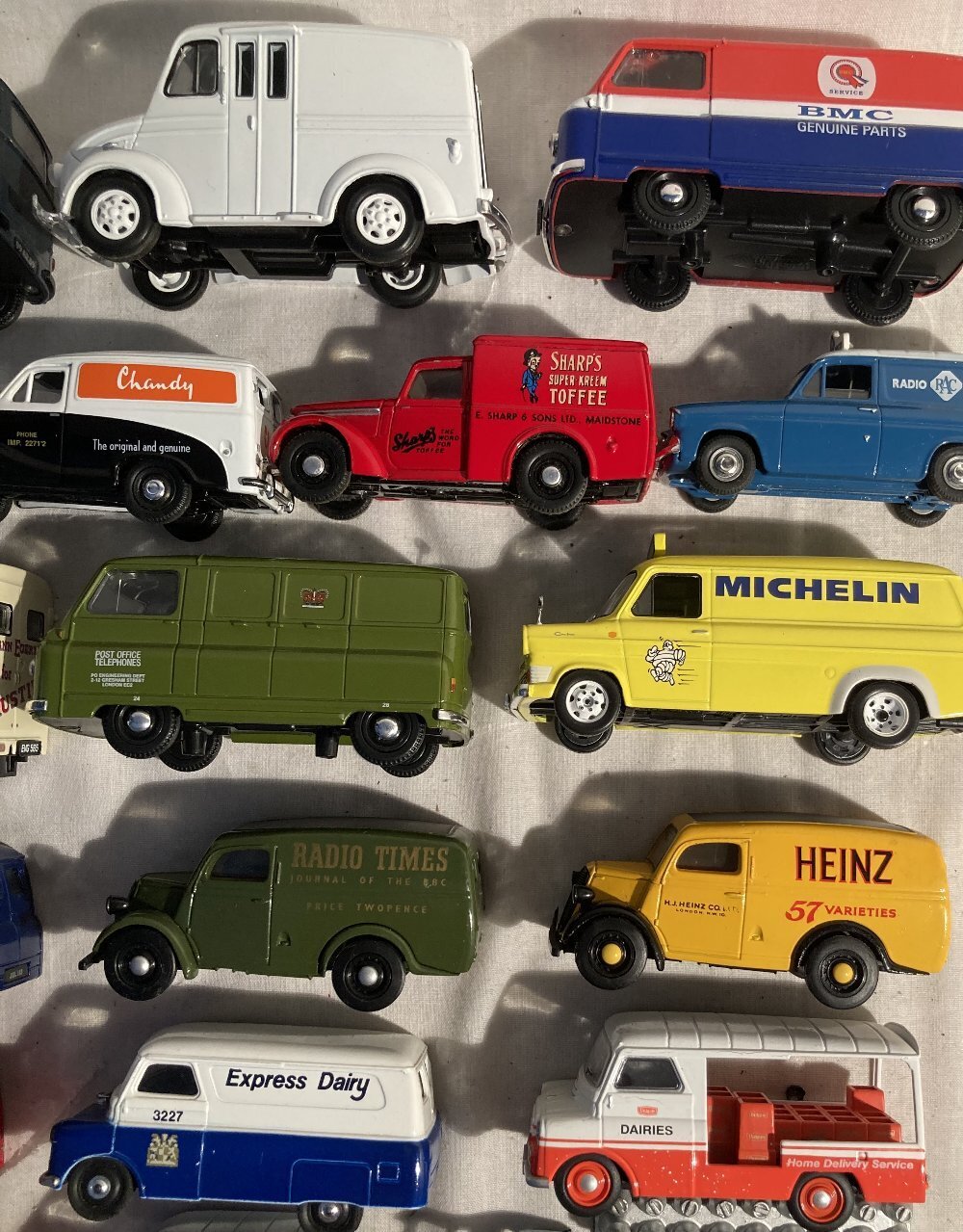 Diecast: A collection of assorted diecast vans, mostly comprising of ...