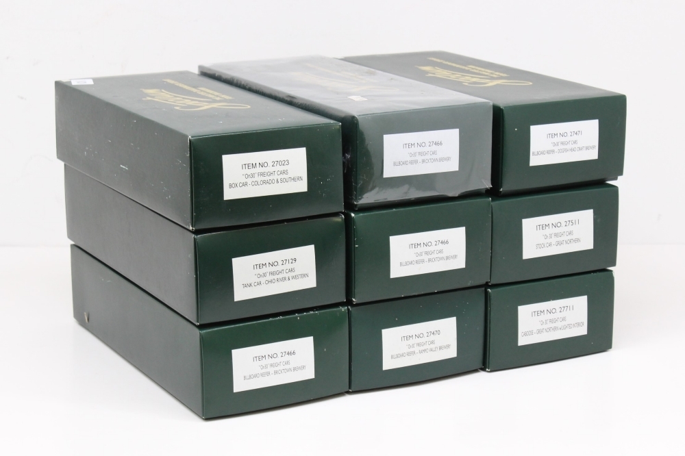 Spectrum: A collection of nine boxed Spectrum, On30 Scale, Freight Cars ...