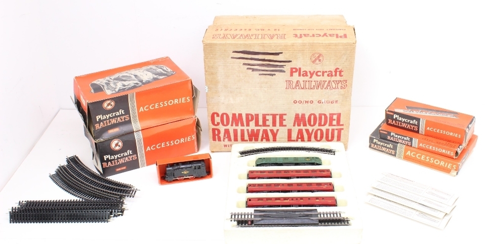 Playcraft: A boxed Playcraft Railways, OO/HO Gauge, Complete Model ...