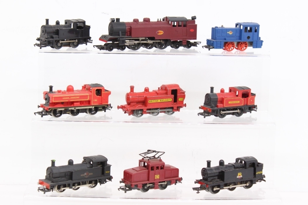 Model Railway: A collection of nine OO Gauge model railway locomotives ...