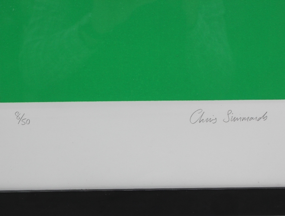 Chris Simmonds (20th century): a pair of limited edition lithographs, c ...