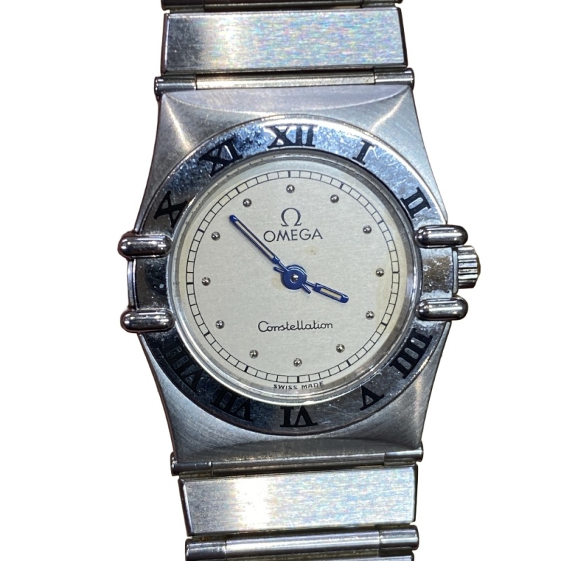Ladies Omega Constellation Stainless Steel Wristwatch. Inside case ...
