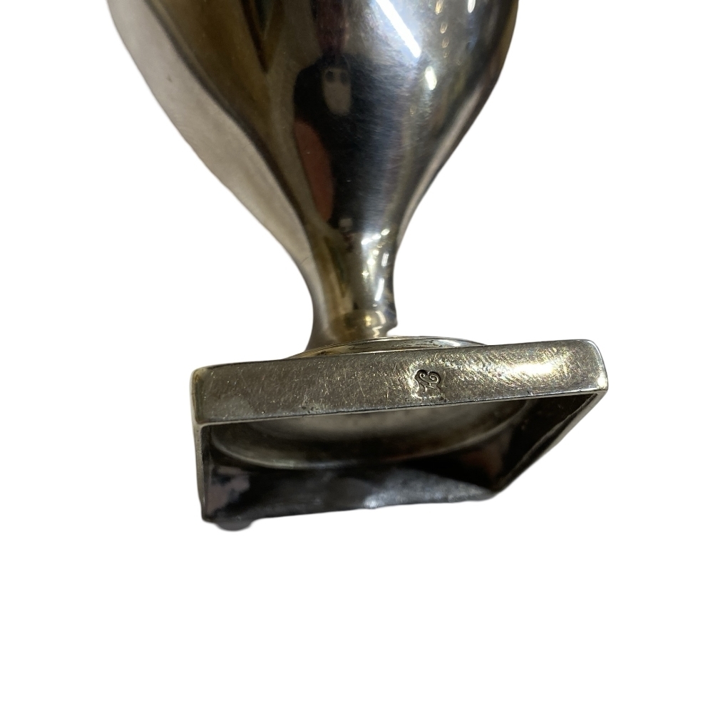 Antique French silver pounce pot, 19th century. Height 10cm, weight 93.2 gm