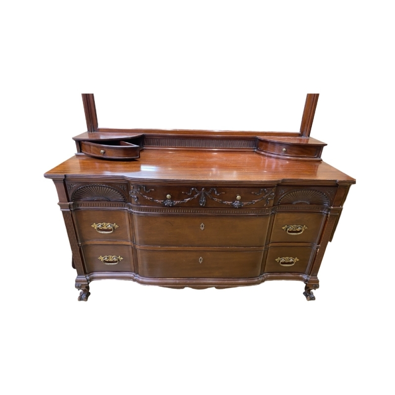Large and unusual mirrored dressing table - purportedly from the ...