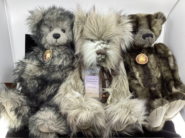 Vintage Charlie Bears Teddy bears CB 104707 Willis, CB 131297 Percival ...