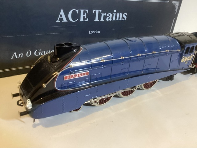 ACE Trains boxed Blue Seagull loco and tender modelled Mallard pre war ...