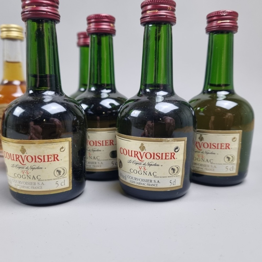 Collection of Cognac and Armagnac Miniatures to include Hennessy ...