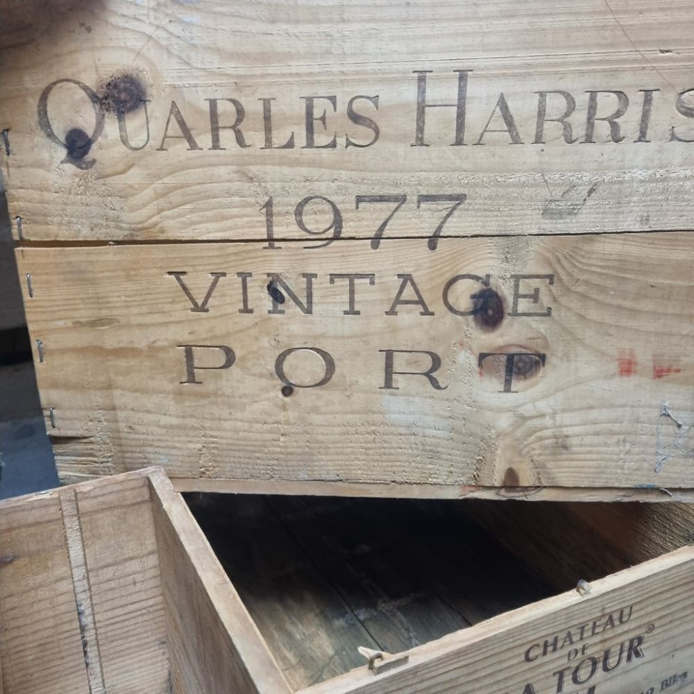 Various Vintage Wooden Port/Wine Crates