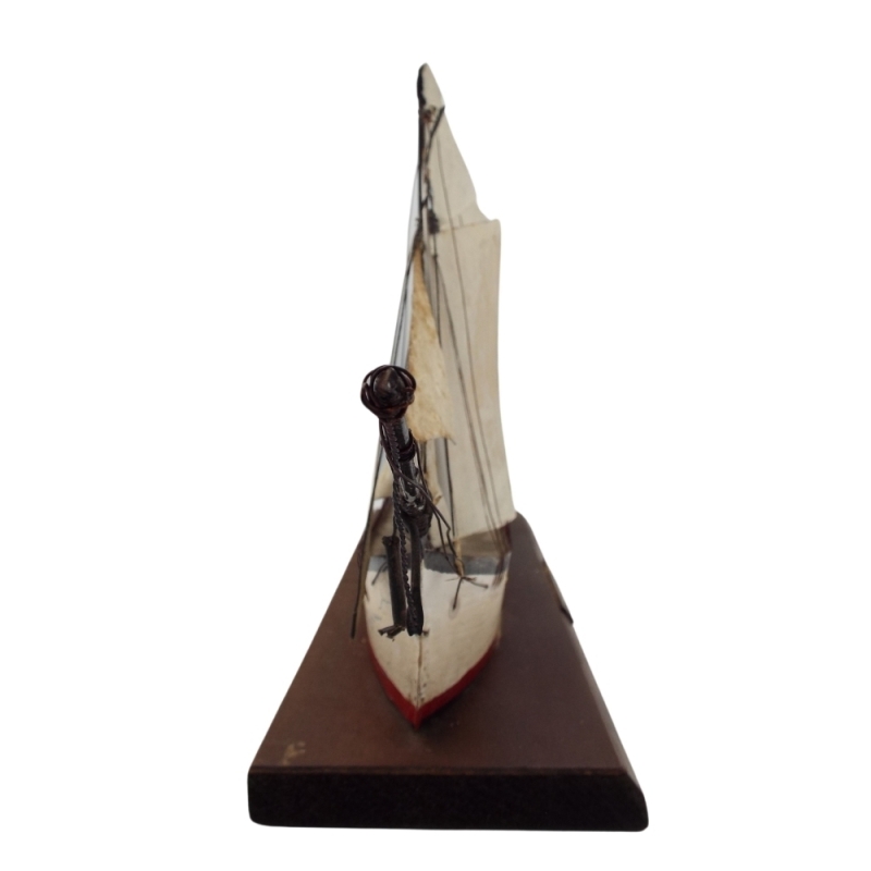 A scratch built tin model of the Thomas W. Lawson ship, early 20th ...
