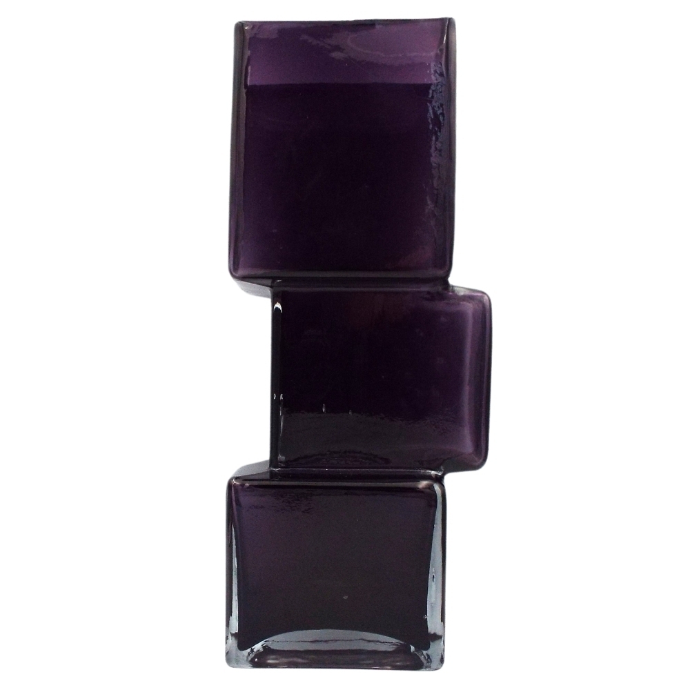 A large Whitefriars style drunken bricklayer vase, height 33.5cm.