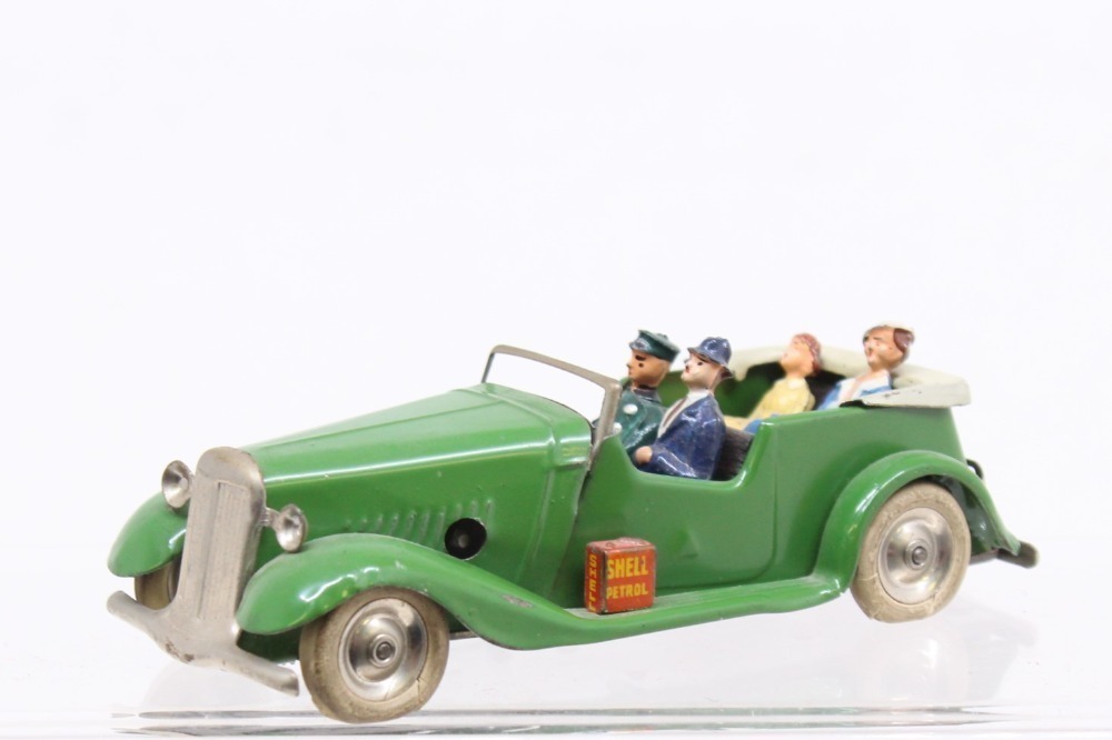 Triang Minic: An unboxed clockwork, Triang Minic, Pre-War Tourer with ...