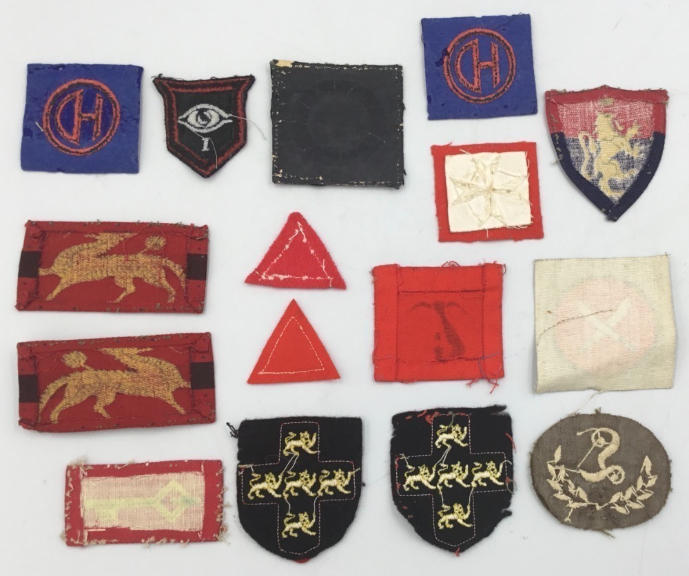 A good selection of WW2 era, and some post war British regimental ...