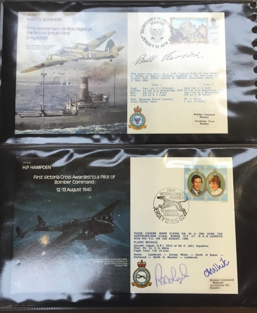 WW1 and WW2 Aviation interest - a good collection of 1980’s first day ...