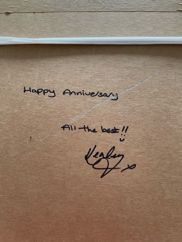 A limited edition signed Keely Farmer artwork Key to my Heart Double ...