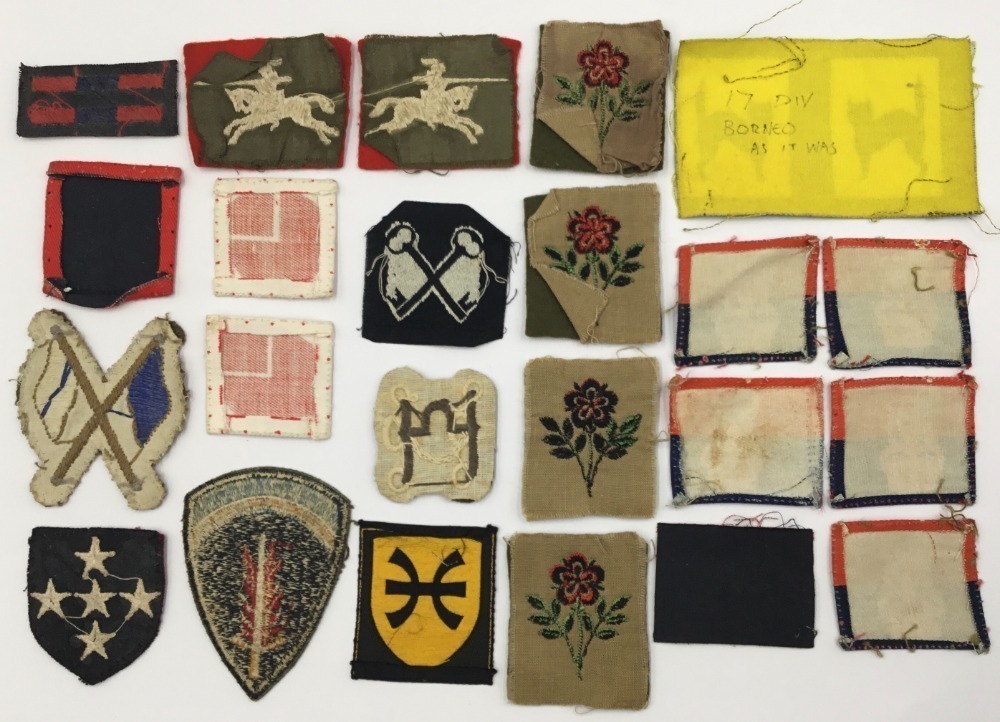 A good selection of WW2 era, and some post 1953 British cloth patches ...