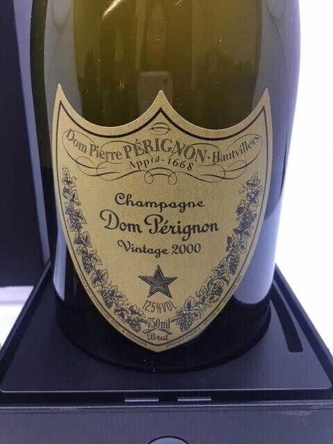 A vintage 2000 Don Perignon, boxed