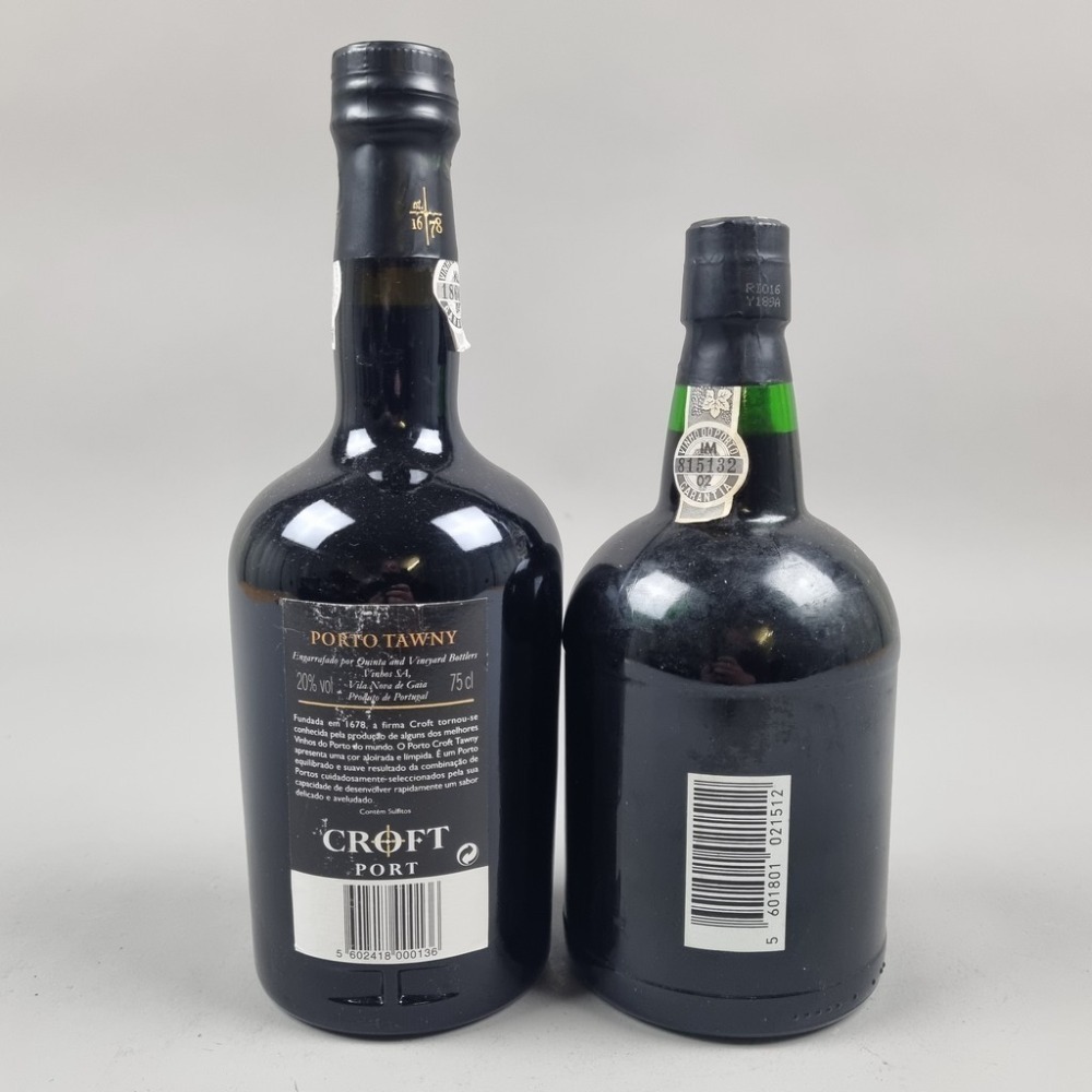 2 Bottles Port Circa 1980's including Croft Tawny Port and Vasconcellos ...