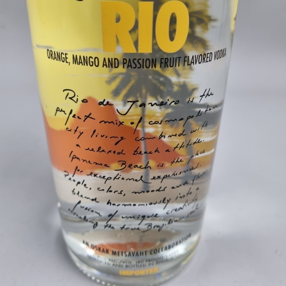 Absolut Rio Limited Edition Orange, Mango and Passion Fruit Flavoured ...