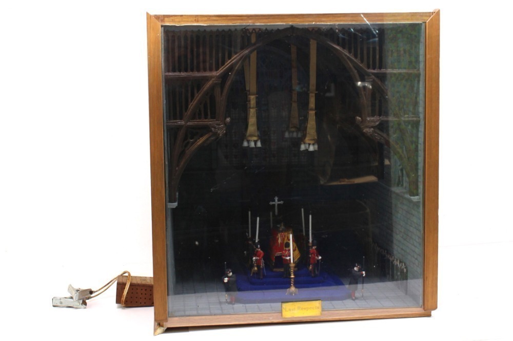 Last Respects: A scratch-built diorama, 'Last Respects', depicting the ...