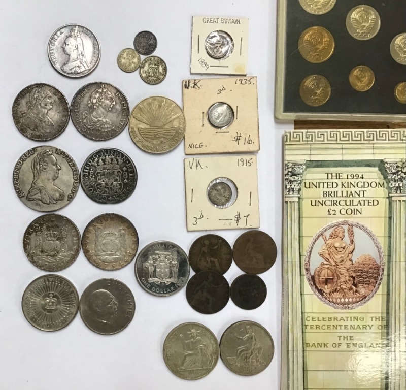 Coin collection includes museum replicas, including Victorian 1890 ...