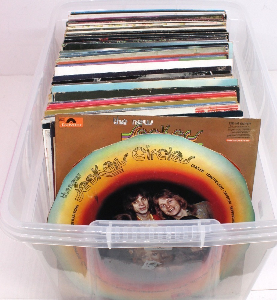 Large Collection of Lp Records approx 70 lps - lots of 70s pop easy ...