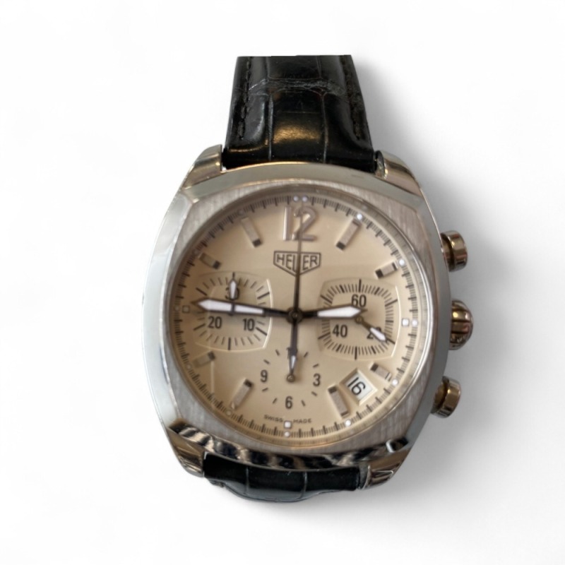 A Men's Tag Heuer Monza stainless steel automatic chronograph ...