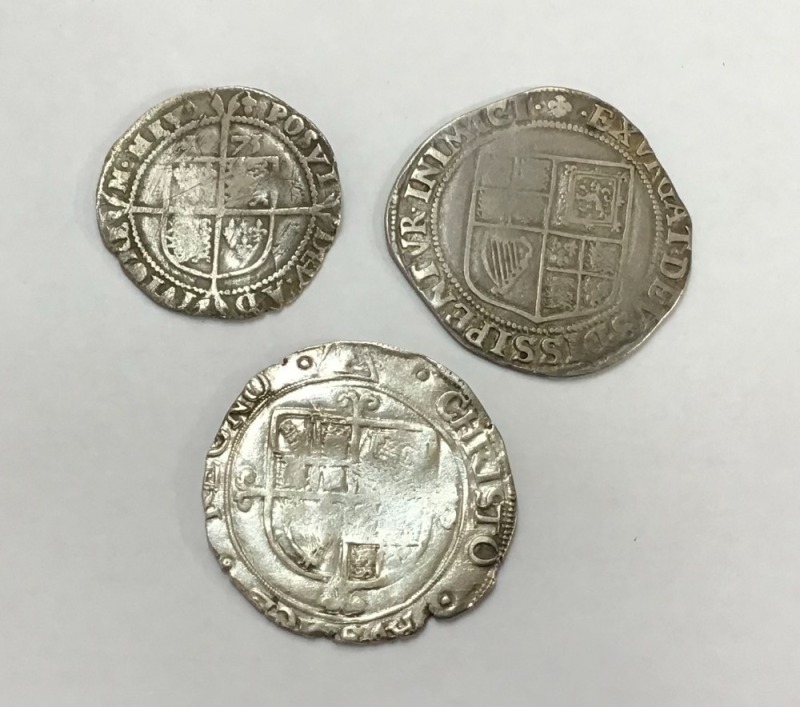 Hammered Silver Coins of Elizabeth I, James I and Charles I. Includes ...