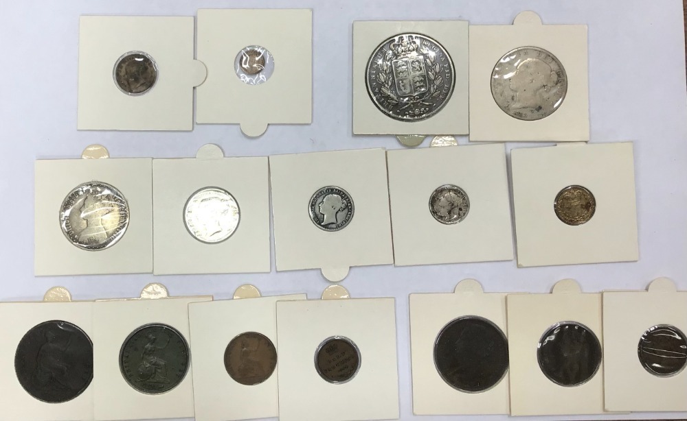 Collection of Victorian Silver (Crown to Threepence) And Copper Coins ...