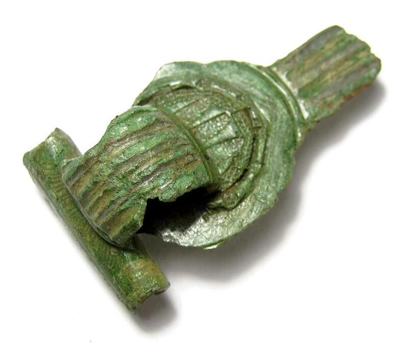 Roman Rosette Brooch. Circa, AD 1st century. Copper-alloy, 9.03 grams ...