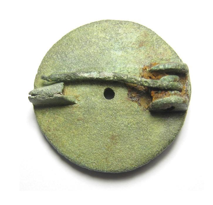 Roman Brooch. Circa, 2nd century AD. Copper-alloy, 7.32 grams. 26.59 mm ...