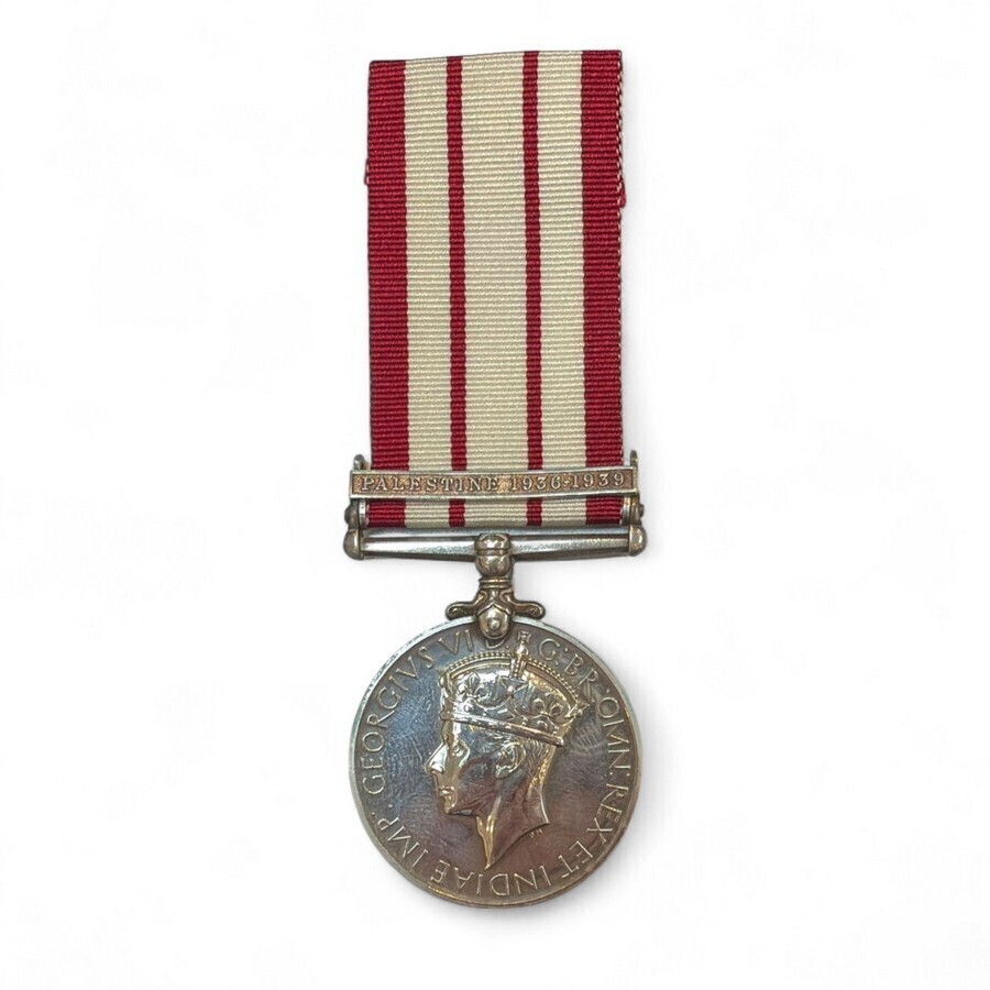 Naval General Service Medal 1915-62 (GVI) with Palestine 1936-1939 ...